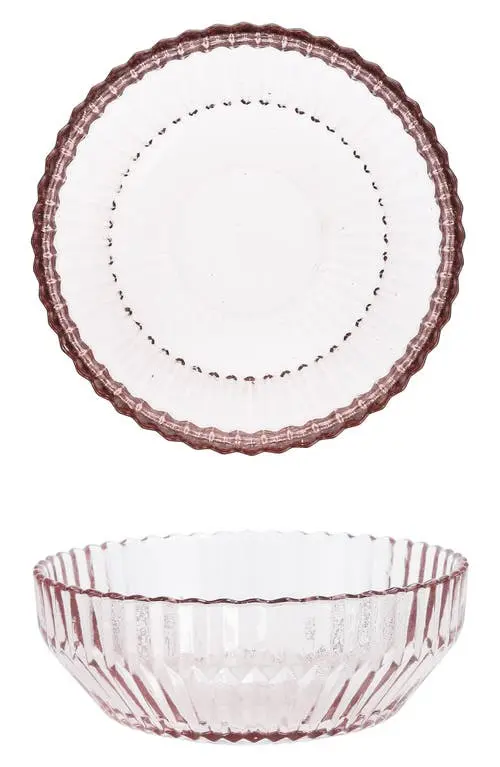 FORTESSA Archie Set Of 4 Cereal Bowls - Pink