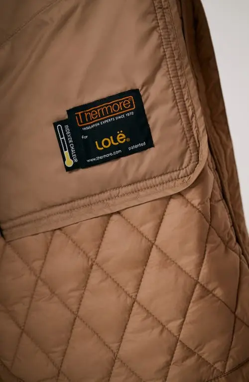 LOLE Quilted Water Repellent Nylon Bomber Jacket - Dune
