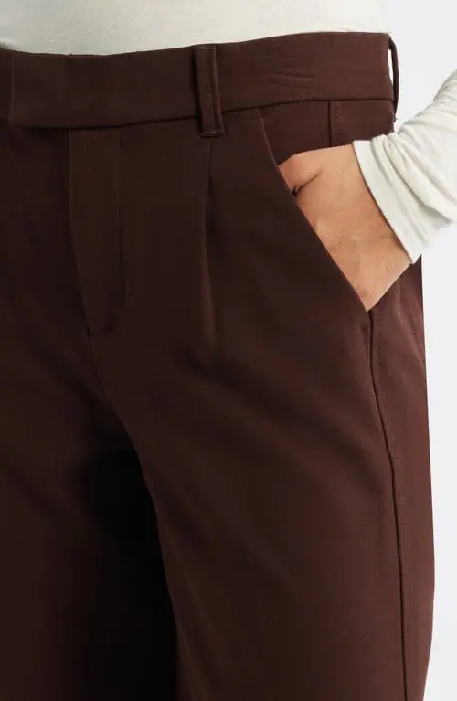 Wit & Wisdom Ab'solution Skyrise Wide Leg Trousers - Chocolate Truffle