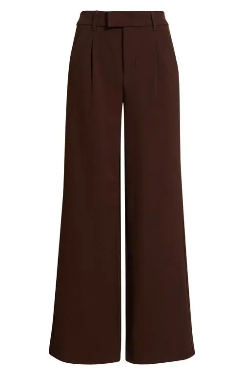 Wit & Wisdom Ab'solution Skyrise Wide Leg Trousers - Chocolate Truffle