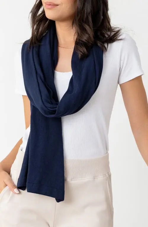 ZESTT ORGANICS The Dreamsoft Travel Scarf - Oxford Blue