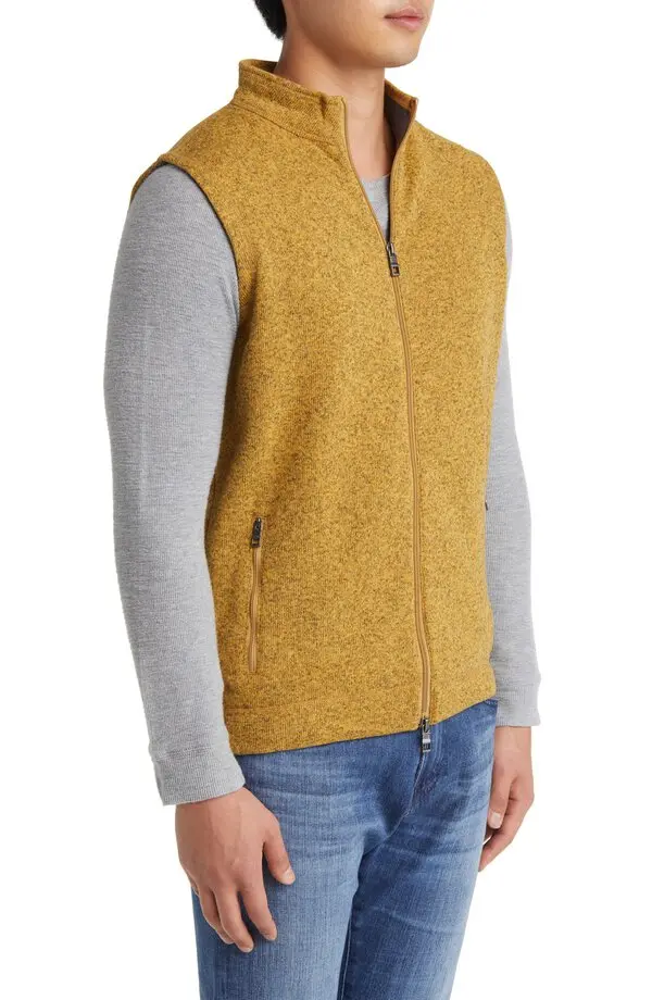 Peter Millar Crown Sweater Fleece Zip-up Vest