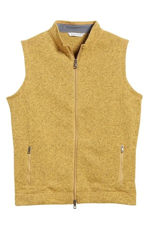 Peter Millar Crown Sweater Fleece Zip-up Vest