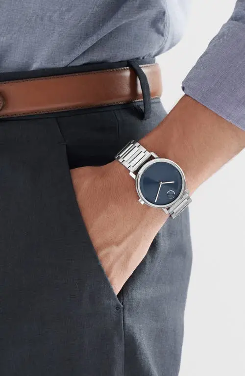 Movado Bold Evolution 2.0 Bracelet Watch - Blue Dial
