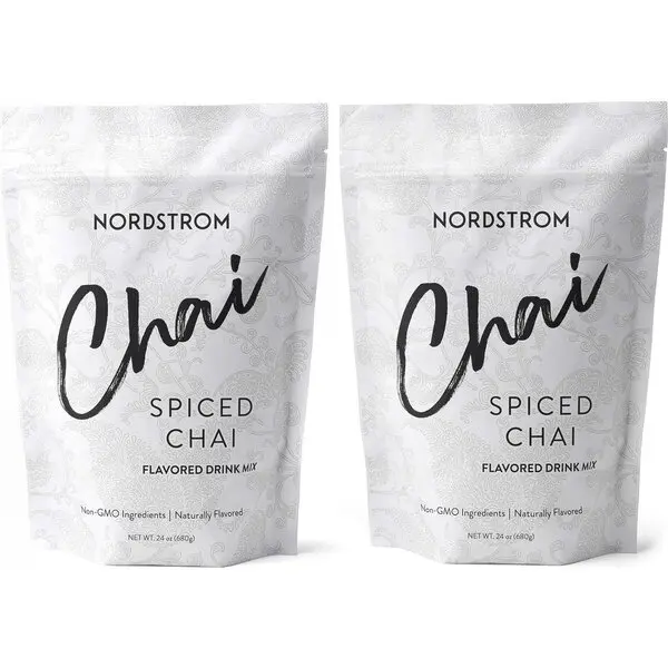 FRANZESE 2-pack Spiced Chai Flavored Drink Mix Bags - White