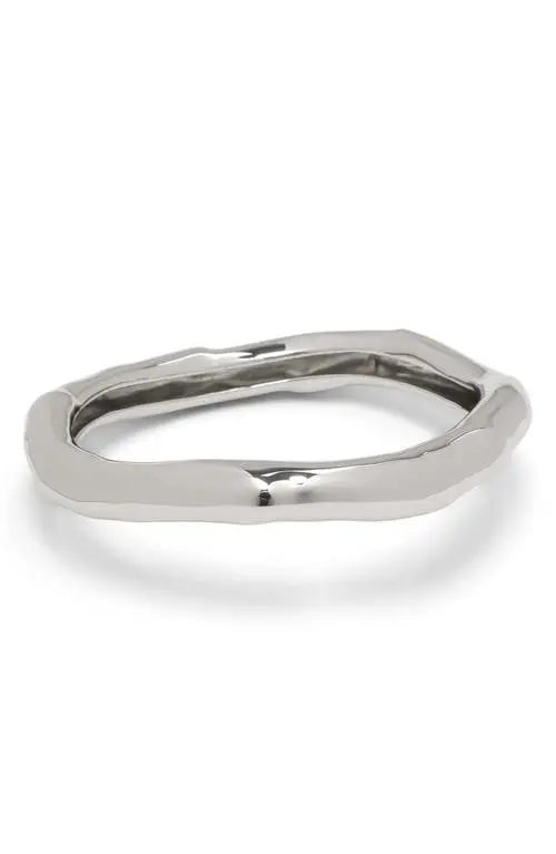 Alexis Bittar Molten Bangle Bracelet - Silver