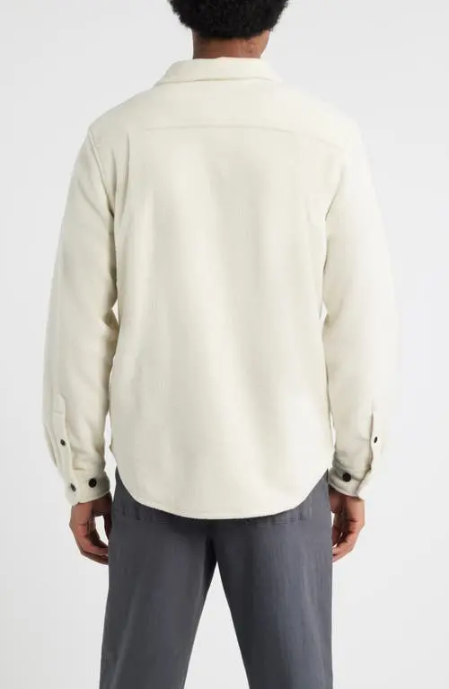 DARK SEAS Zulu Fleece Button-up Shirt - Silver