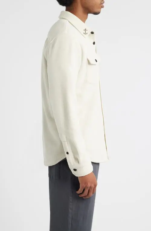 DARK SEAS Zulu Fleece Button-up Shirt - Silver