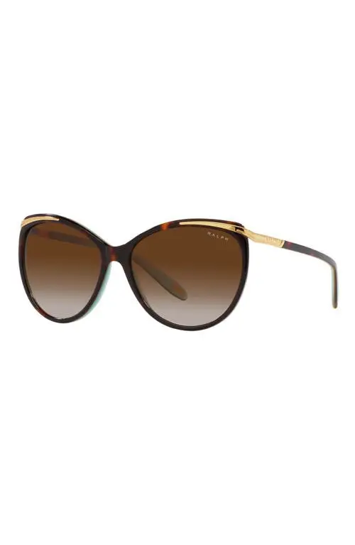Ralph Lauren 59mm Gradient Cat Eye Sunglasses