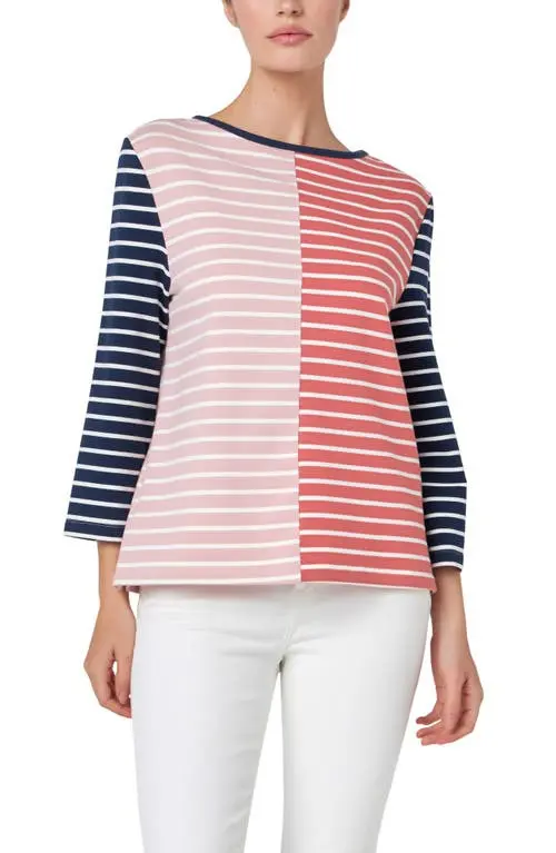 English Factory Stripe Colorblock Top