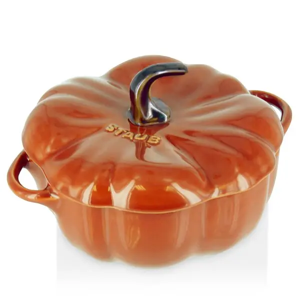 STAUB 24 Oz. Pumpkin Cocotte - Burnt Orange