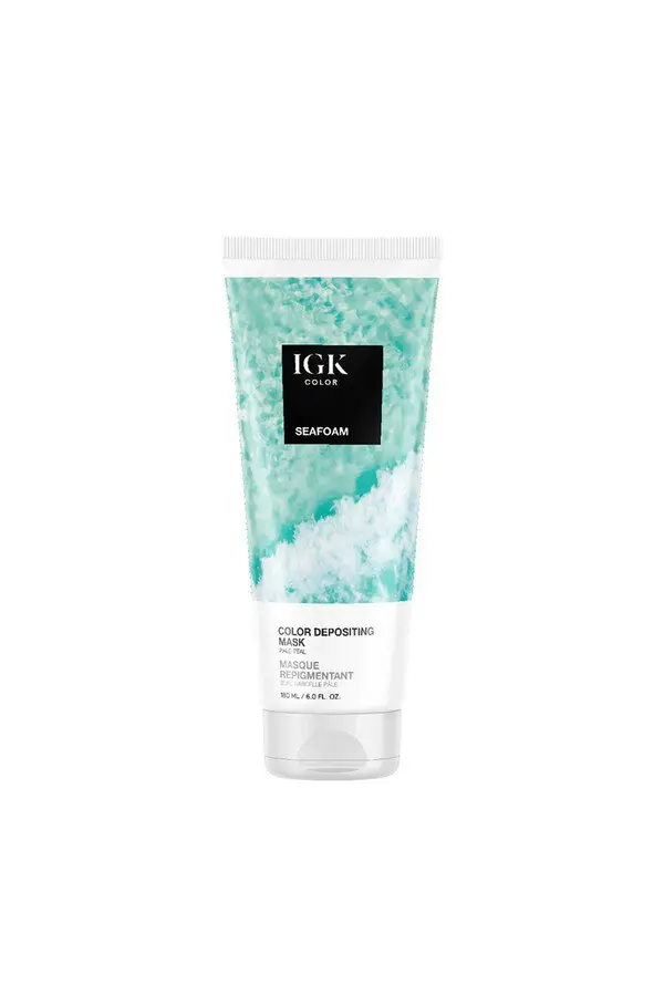 IGK Color Depositing Hair Mask Seafoam - Blue