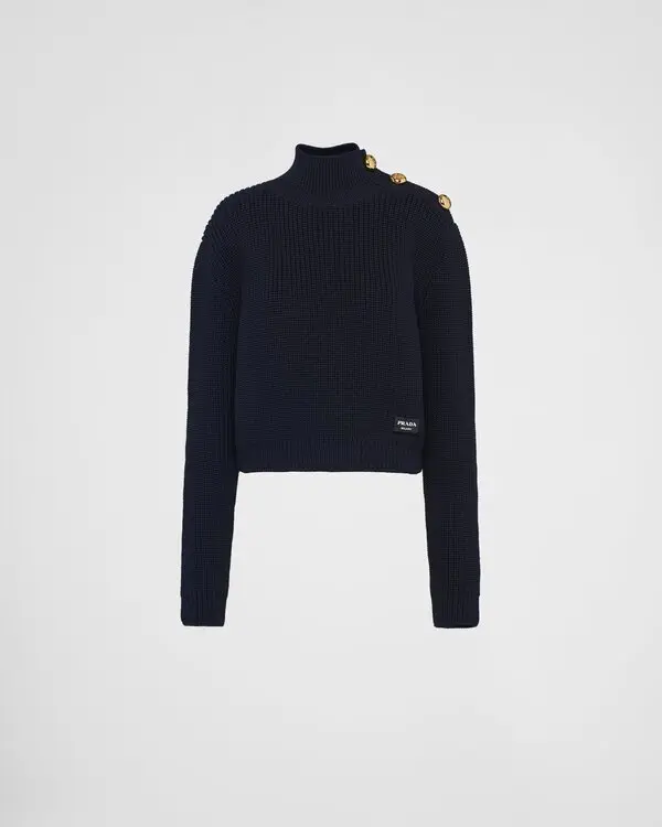 Prada Wool Turtleneck Sweater