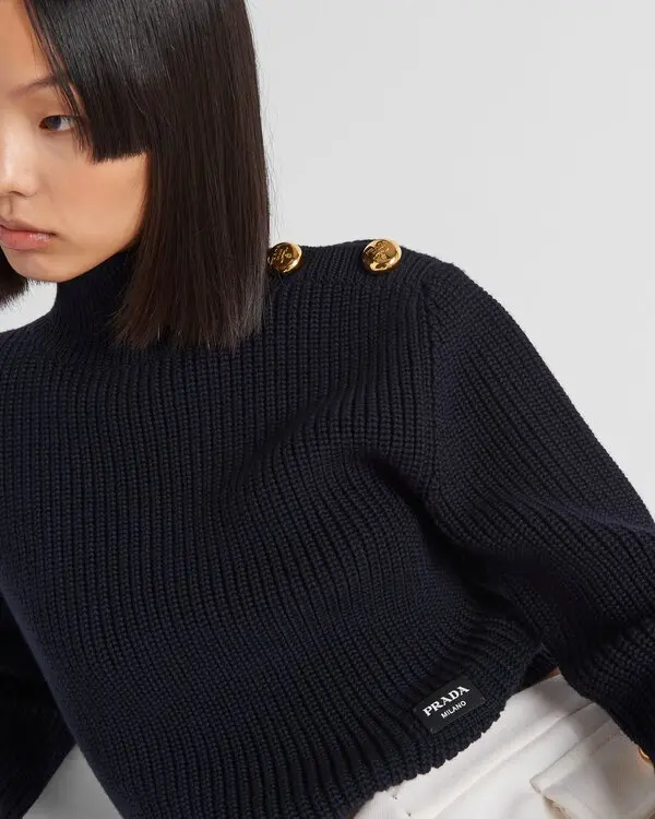 Prada Wool Turtleneck Sweater