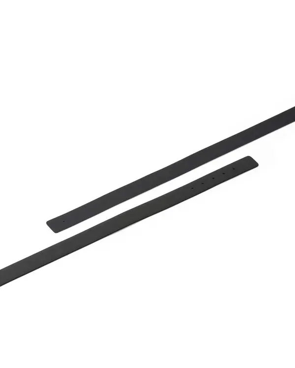 Prada Reversible Saffiano Leather Belt Strap - Grey