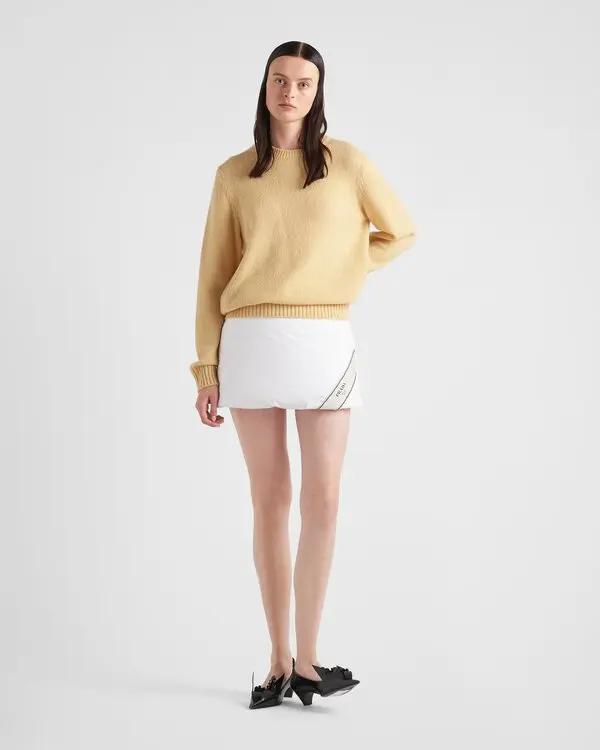 Prada Wool And Cashmere Crew-neck Sweater