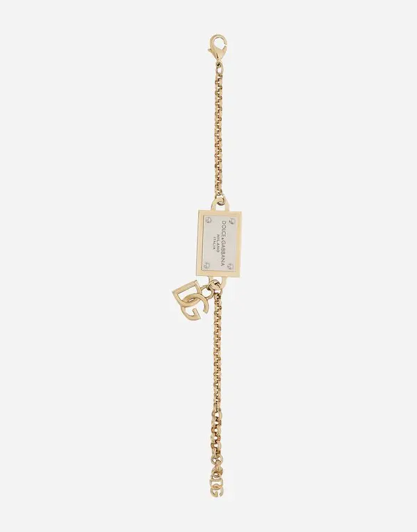 Dolce & Gabbana Bracelet With Dg And Logo Tag