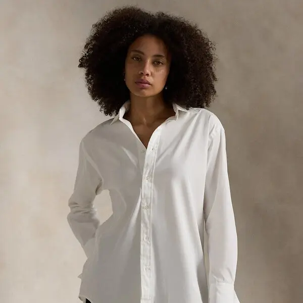 Ralph Lauren Extended-cuff Cotton Shirt - White