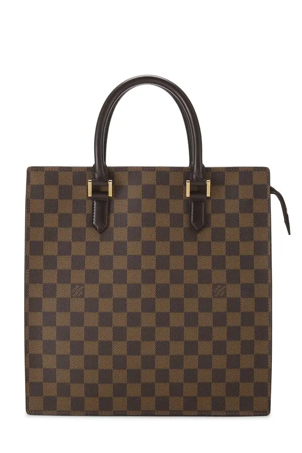 LOUIS VUITTON Damier Ebene Venice Tote - Brown