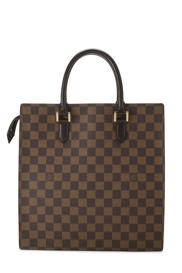 LOUIS VUITTON Damier Ebene Venice Tote - Brown
