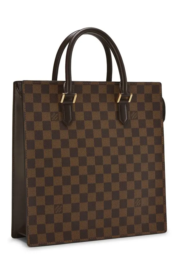LOUIS VUITTON Damier Ebene Venice Tote - Brown
