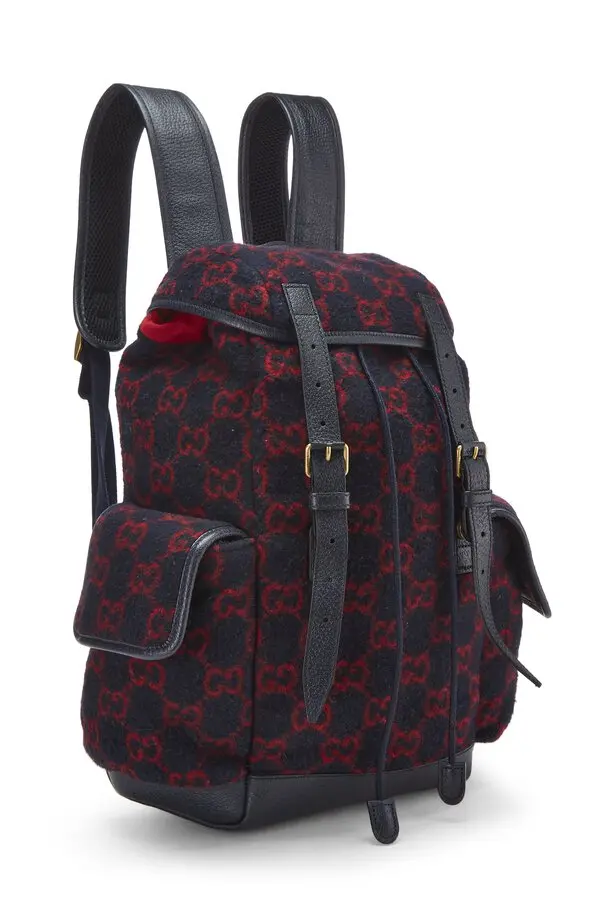 Gucci Original Gg Wool Backpack