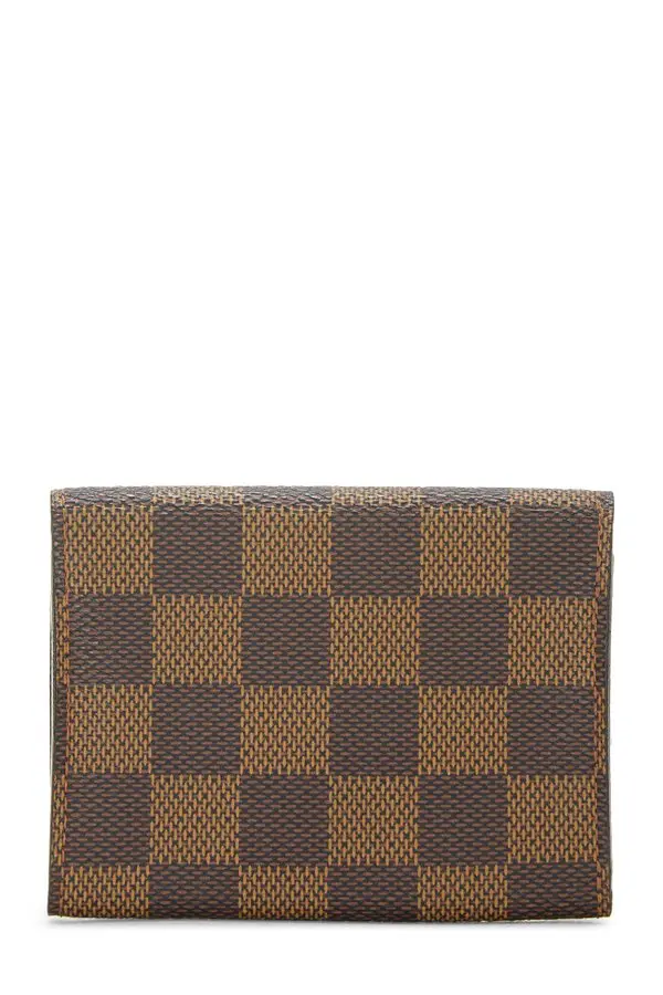 LOUIS VUITTON Damier Ebene Canvas Business Card Holder