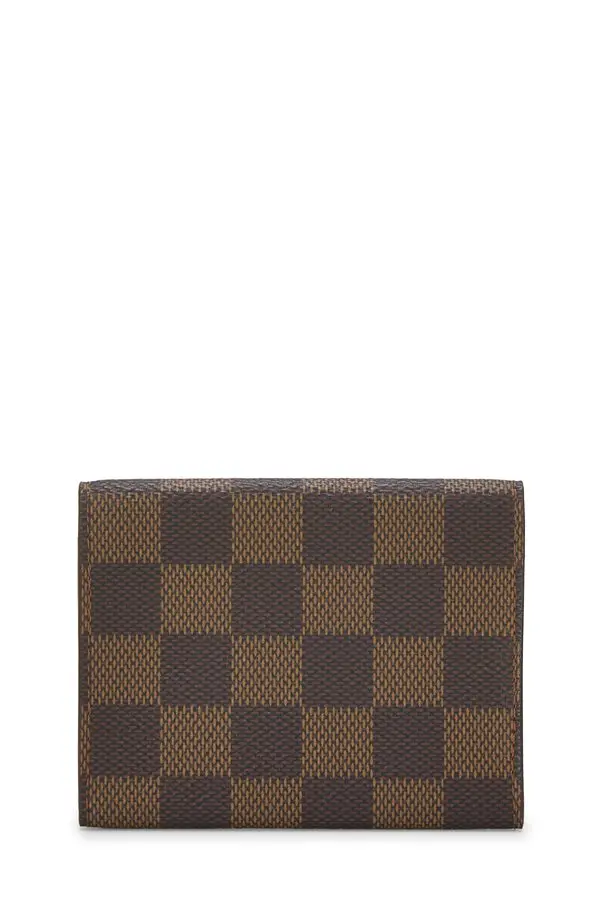 LOUIS VUITTON Damier Ebene Canvas Business Card Holder