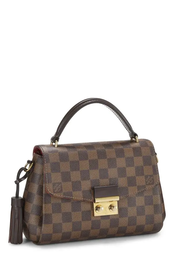 LOUIS VUITTON Damier Ebene Croisette
