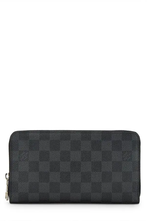 LOUIS VUITTON Damier Graphite Zippy Organizer - Black