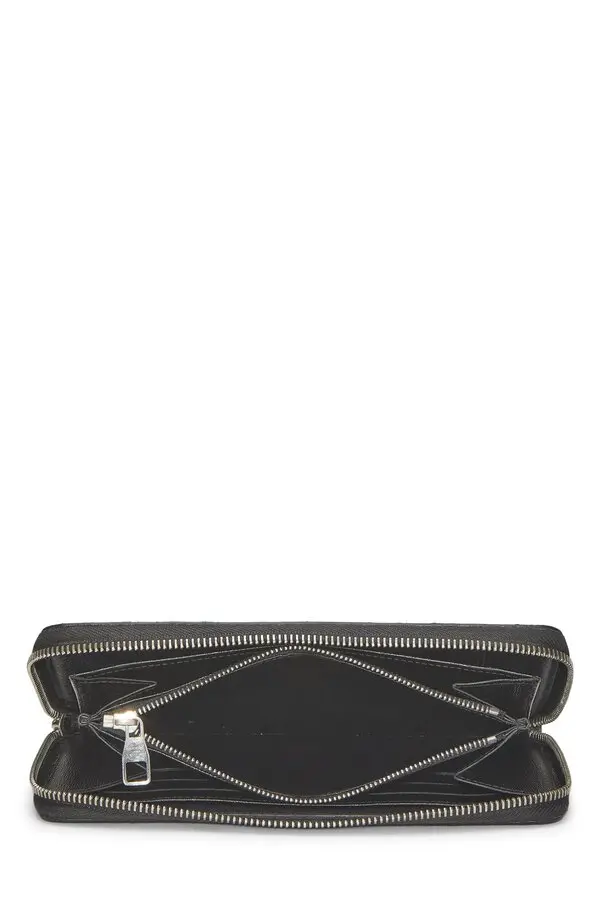 LOUIS VUITTON Damier Graphite Zippy Organizer - Black