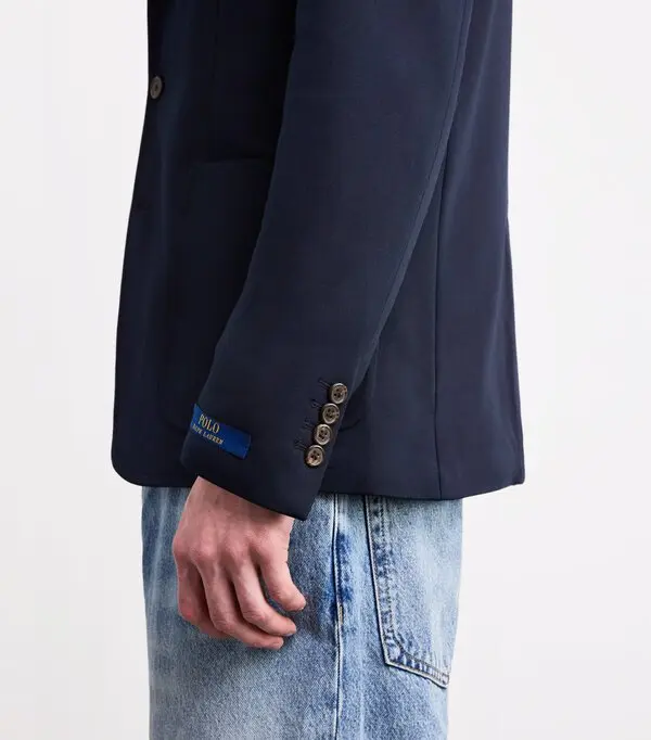 Polo Ralph Lauren Double-knit Notch Lapel Blazer - Navy