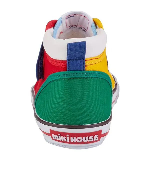 MIKI HOUSE Embroidered Bear Sneakers - Multi