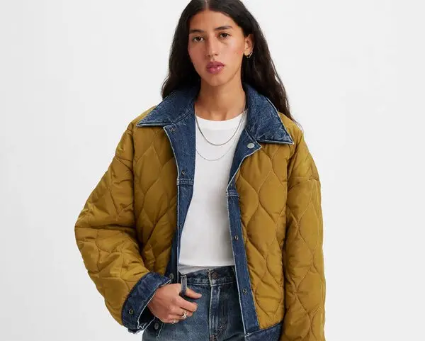LEVI'S Reversible Bubble Trucker Jacket