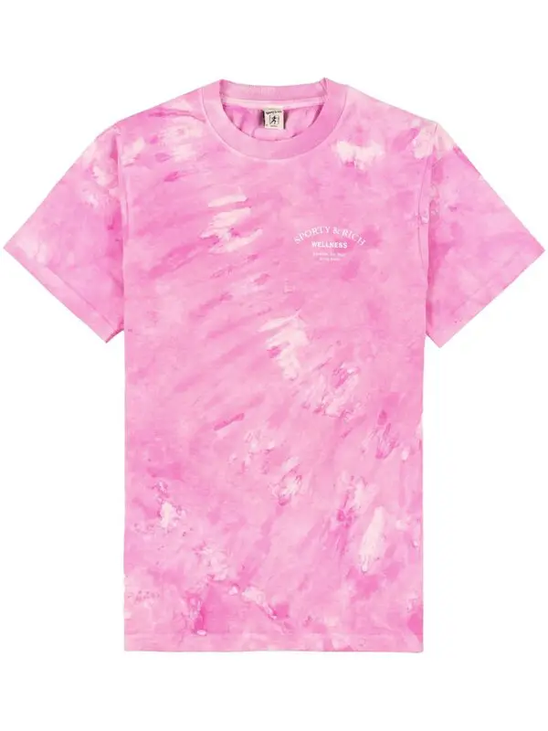 Sporty & Rich Wellness Studio Tie-dye T-shirt