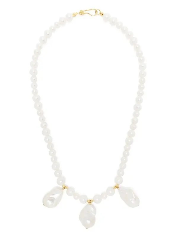 A SINNER IN PEARLS Fireball Pearl Necklace - White