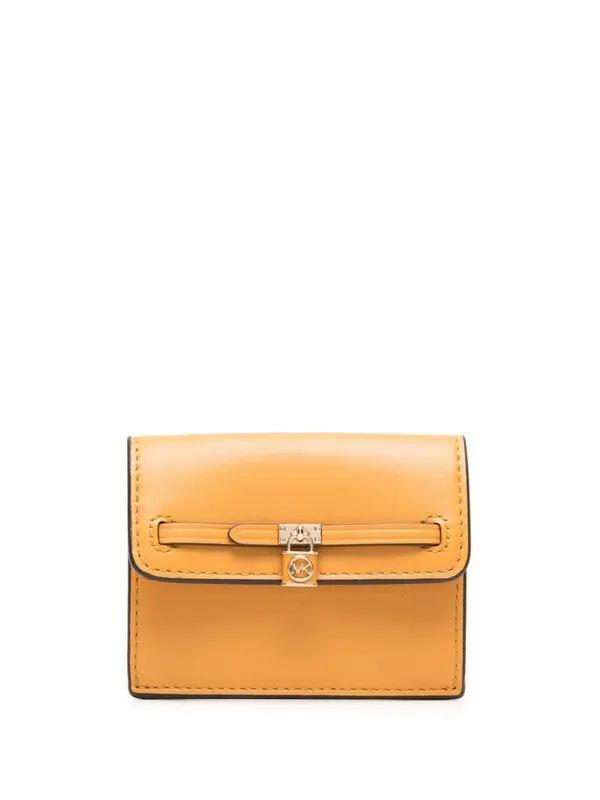 Michael Kors Small Hamilton Legacy Leather Wallet - Yellow