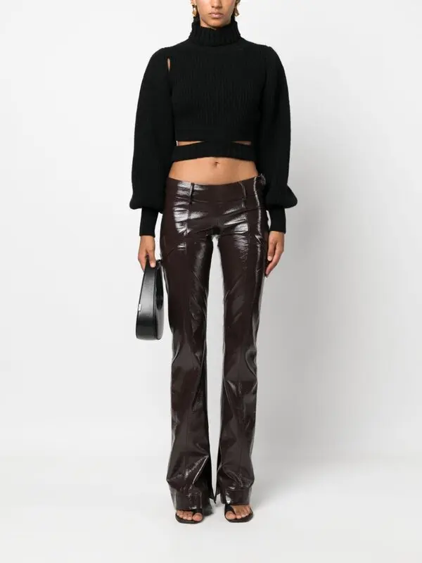 ANDREĀDAMO Roll-neck Knit Jumper - Black