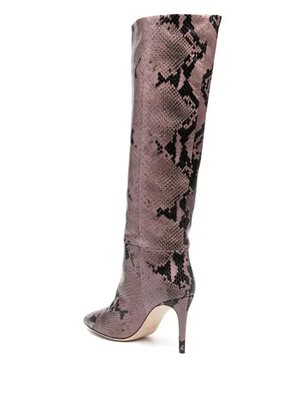 Paris Texas 90mm Crocodile-embossed Boots