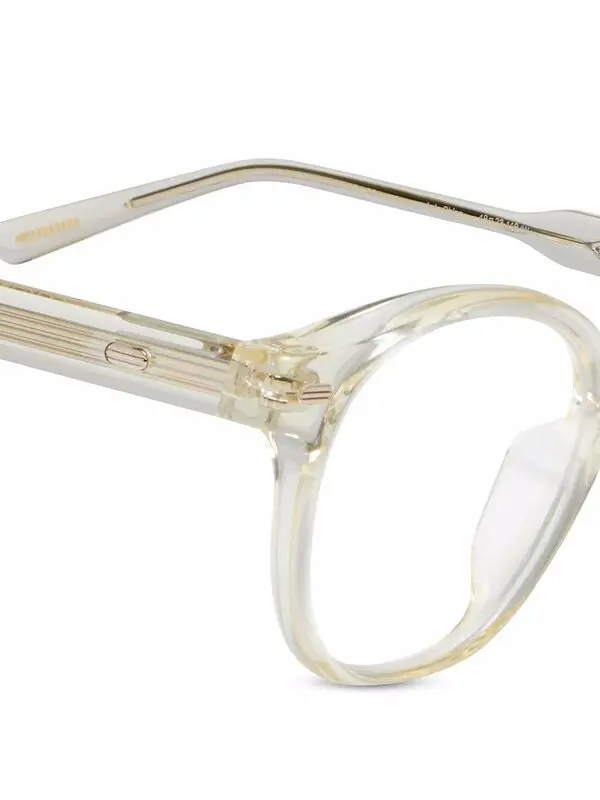 Gentle Monster Eddy A C2 Square Glasses - White | Editorialist