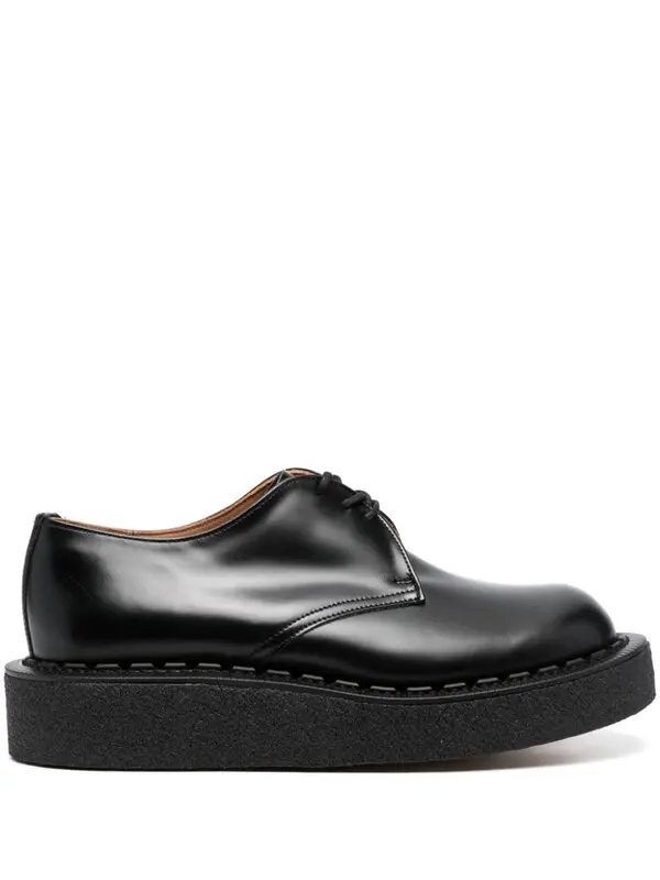 Comme Des Garçons Leather Lace-up Oxfords