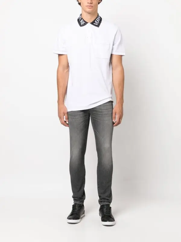 PT TORINO Mid-rise Slim-cut Jeans - Black