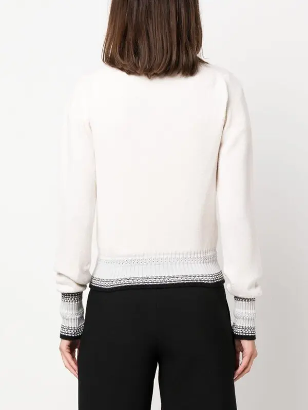 BARRIE Mottled Zip-up Cardigan - Neutrals