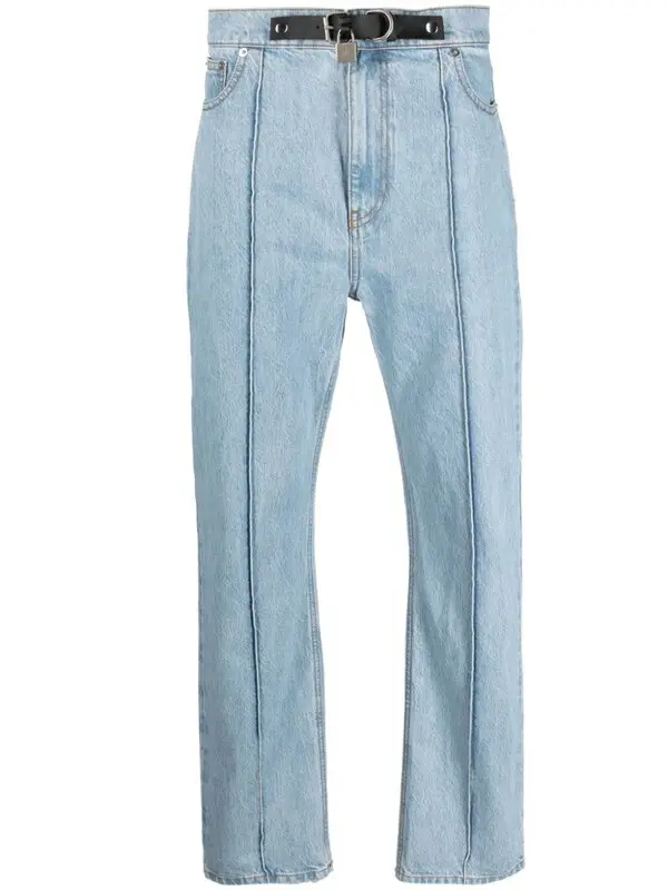 JW Anderson Padlock Straight-leg Jeans