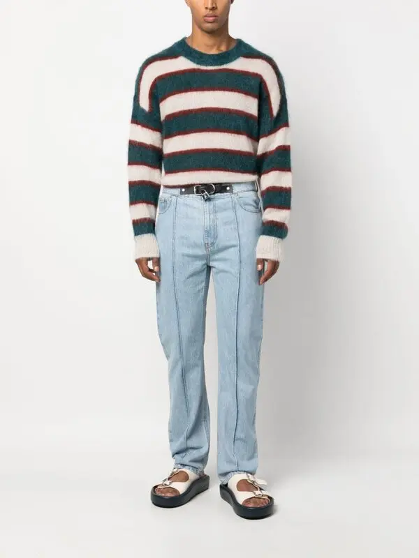 JW Anderson Padlock Straight-leg Jeans