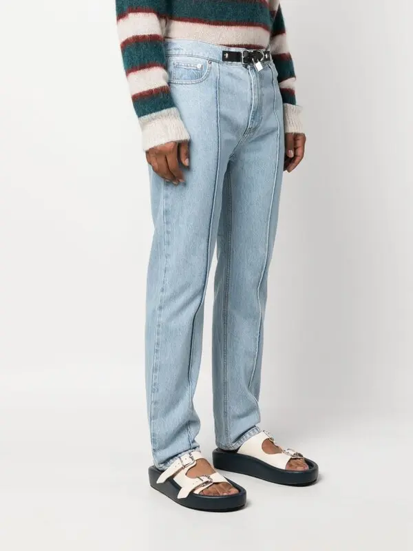 JW Anderson Padlock Straight-leg Jeans