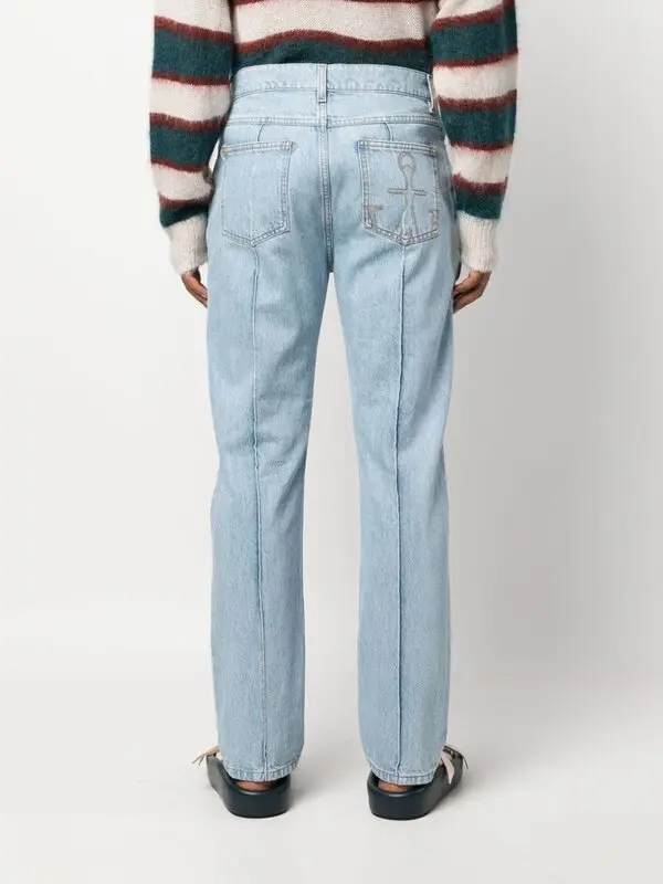 JW Anderson Padlock Straight-leg Jeans