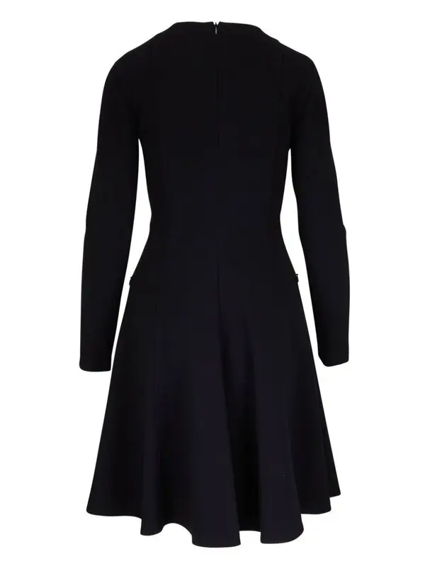 Akris Panelled Zip-up Flared Midi Dress