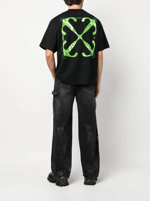 Off-White Logo-embroidered T-shirt