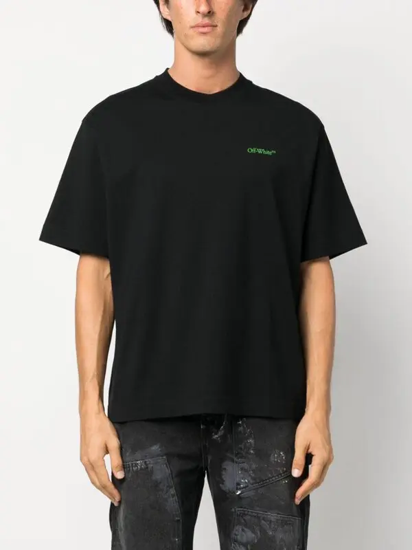 Off-White Logo-embroidered T-shirt